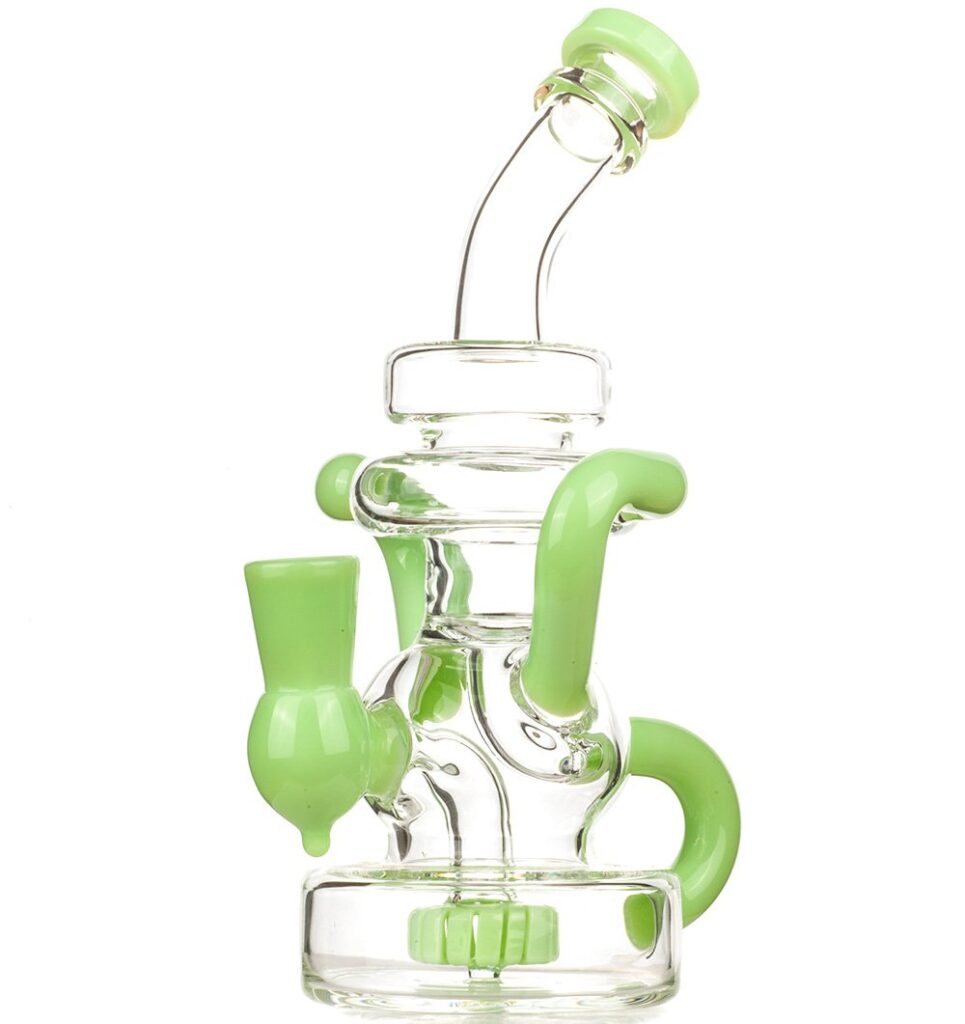 Quartz Enail W/ Recycler Showerhead Perc Dab Rig Bundle - Enail Kits