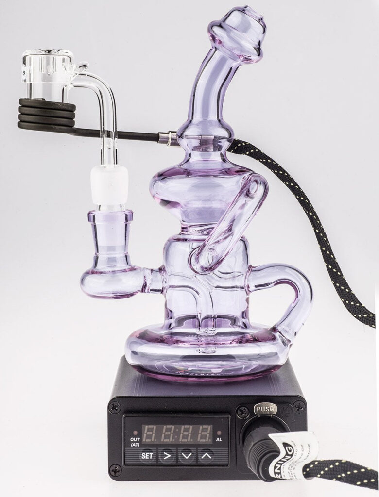 Enail Quartz Kit With Pink Dab Rig Bundle - Enail Kits
